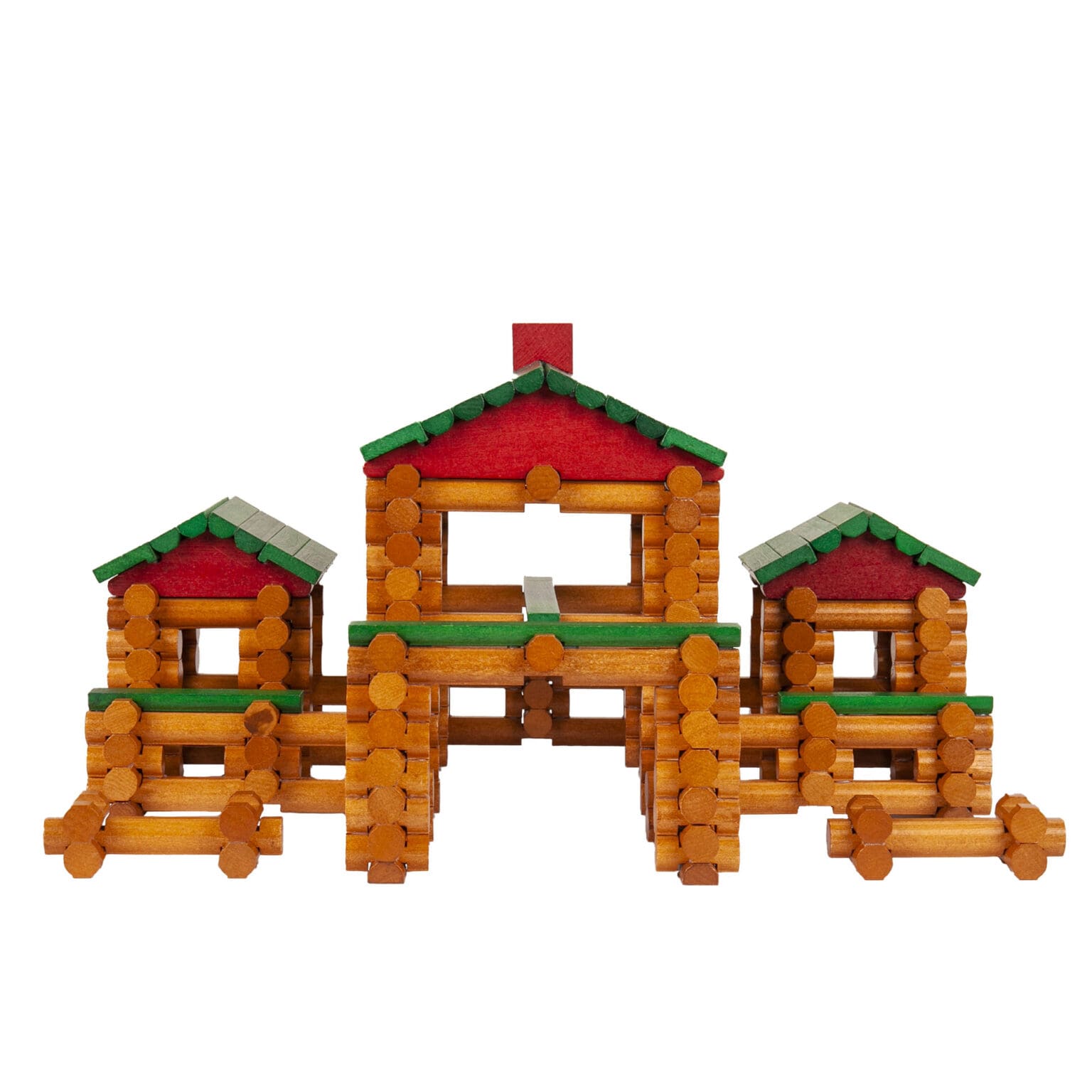 Lincoln Logs - Classic Farmhouse | BasicFun!