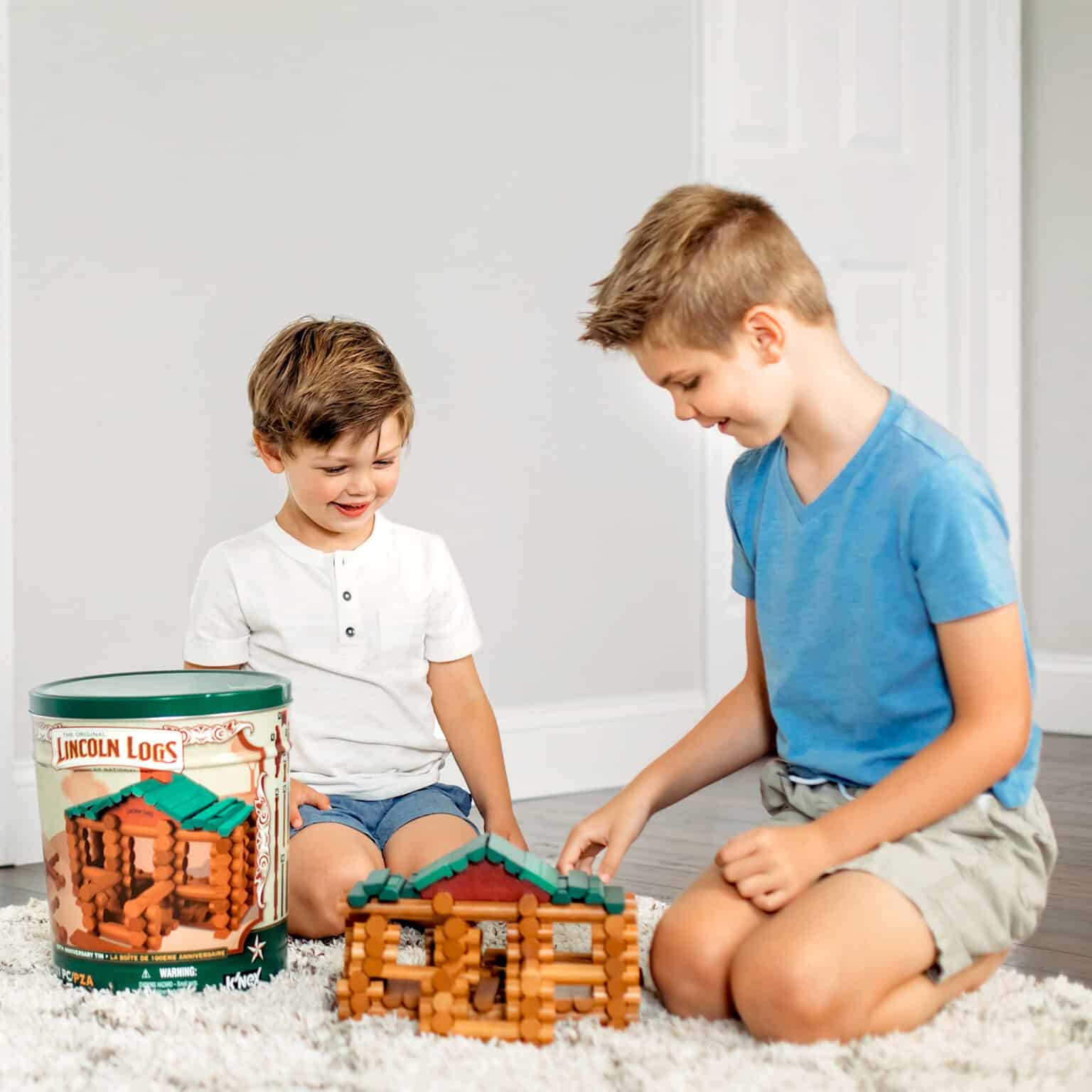 Lincoln Logs - 100th Anniversary Tin – 100th Anniversary Tin | BasicFun!