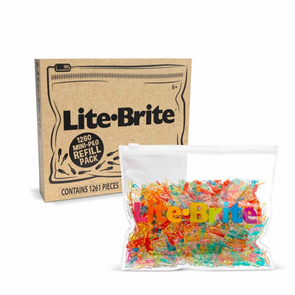 Lite-Brite - Peg Refill & Storage Packs | BasicFun!