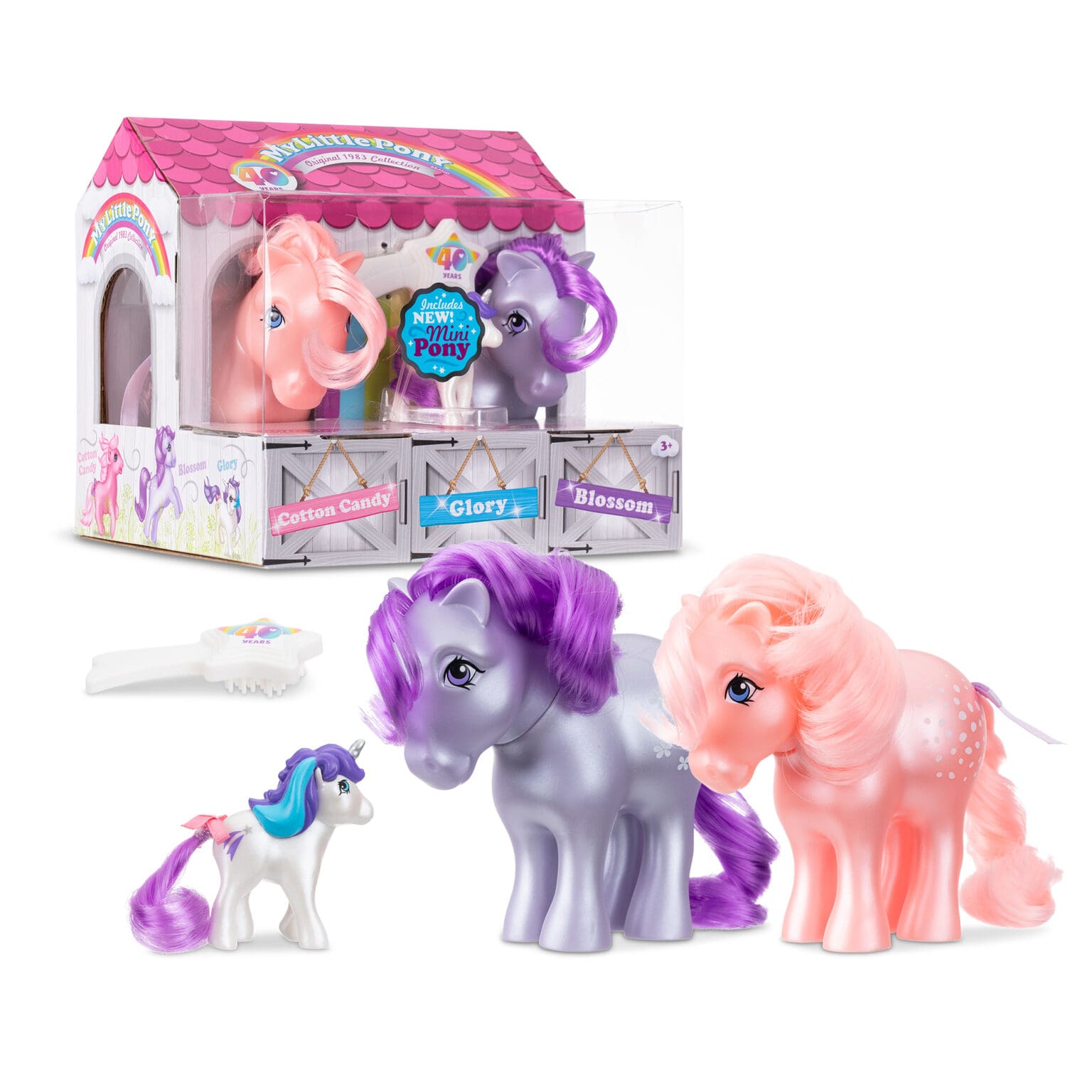 My Little Pony Classics - 40th Anniversary Collector 3 Pack | BasicFun!