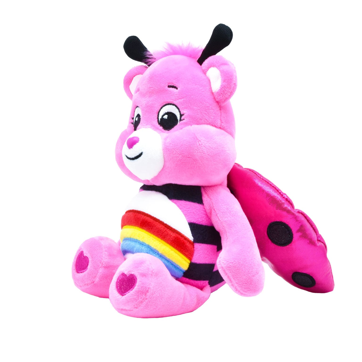 Care Bears™ - Fun-Size Plush - Spring Theme Lady Bug Cheer Bear | BasicFun!