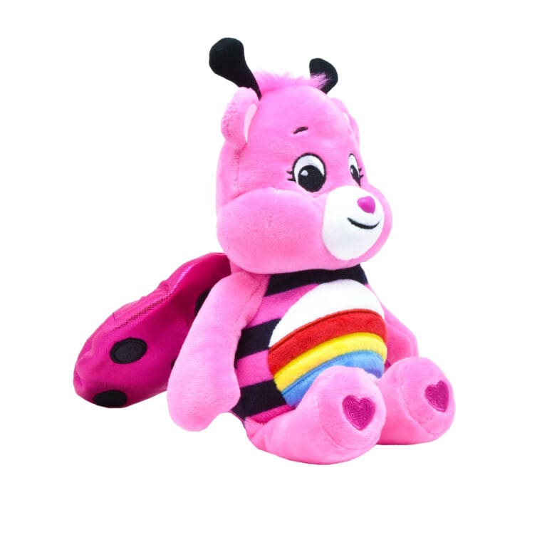 Care Bears™ - Fun-Size Plush - Spring Theme Lady Bug Cheer Bear | BasicFun!