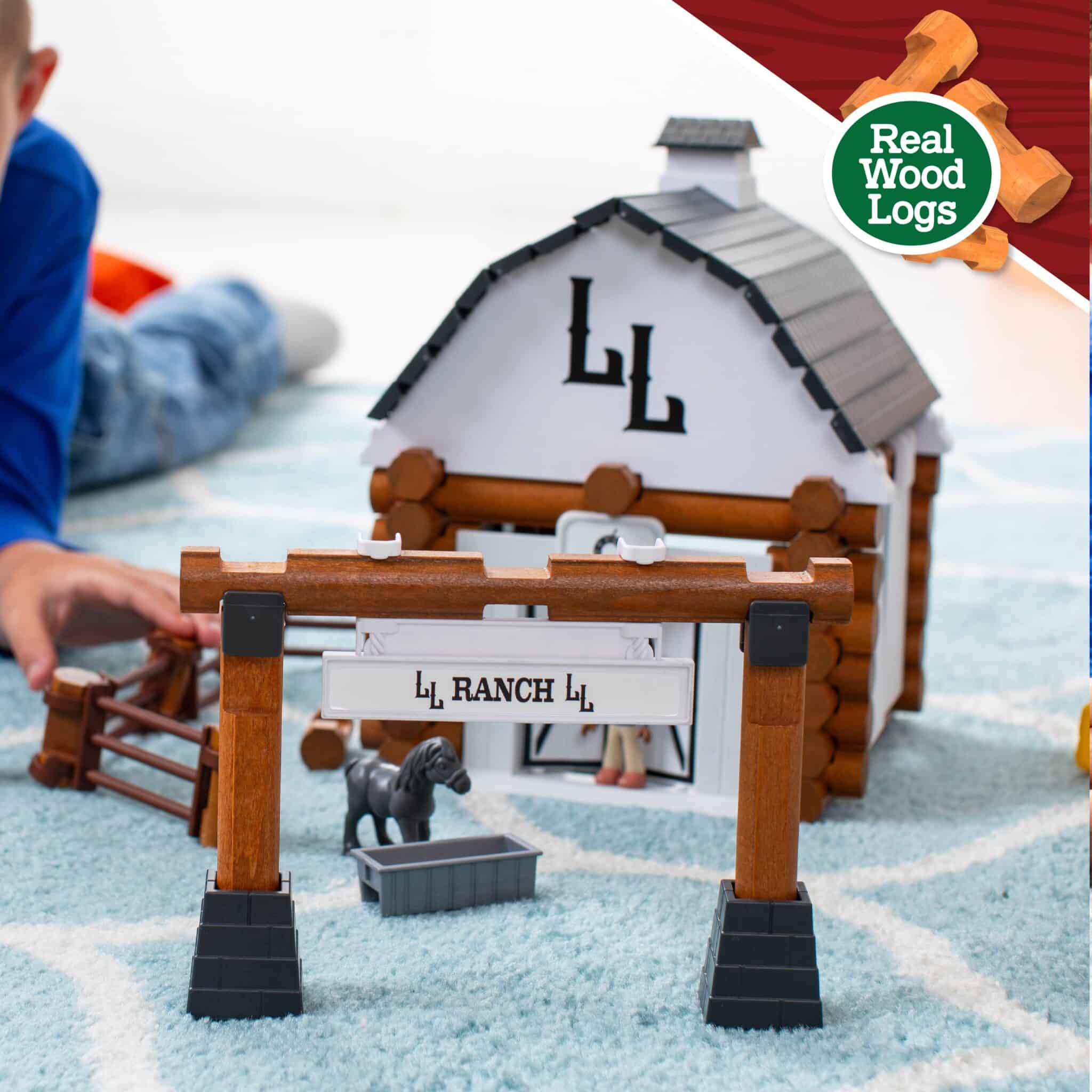 Lincoln Logs - Big Sky Ranch Building Set | BasicFun!