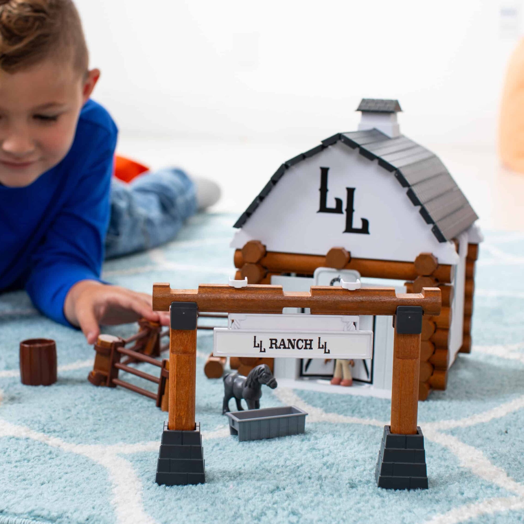Lincoln Logs - Big Sky Ranch Building Set | BasicFun!