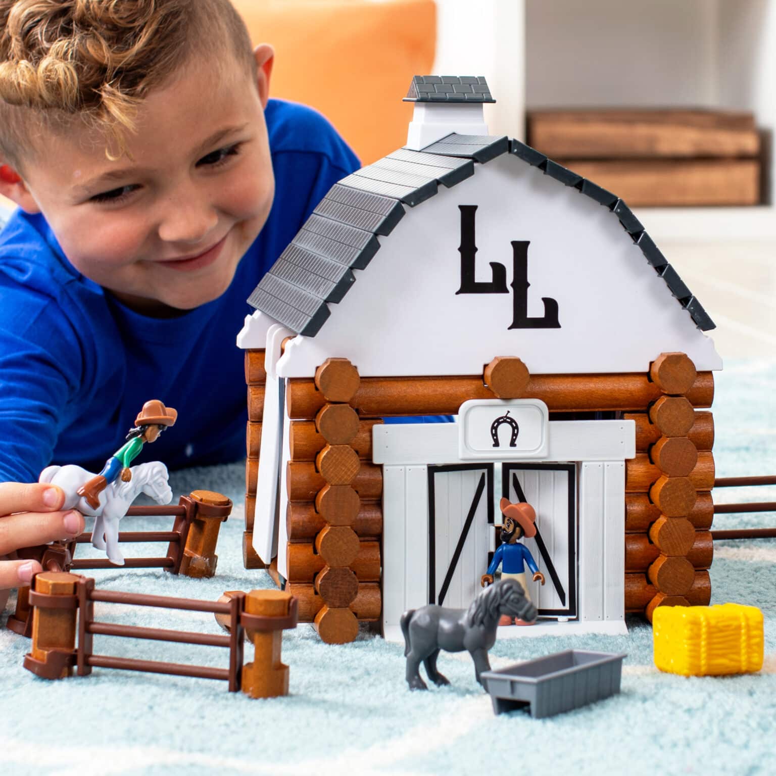 Lincoln Logs - Big Sky Ranch Building Set | BasicFun!
