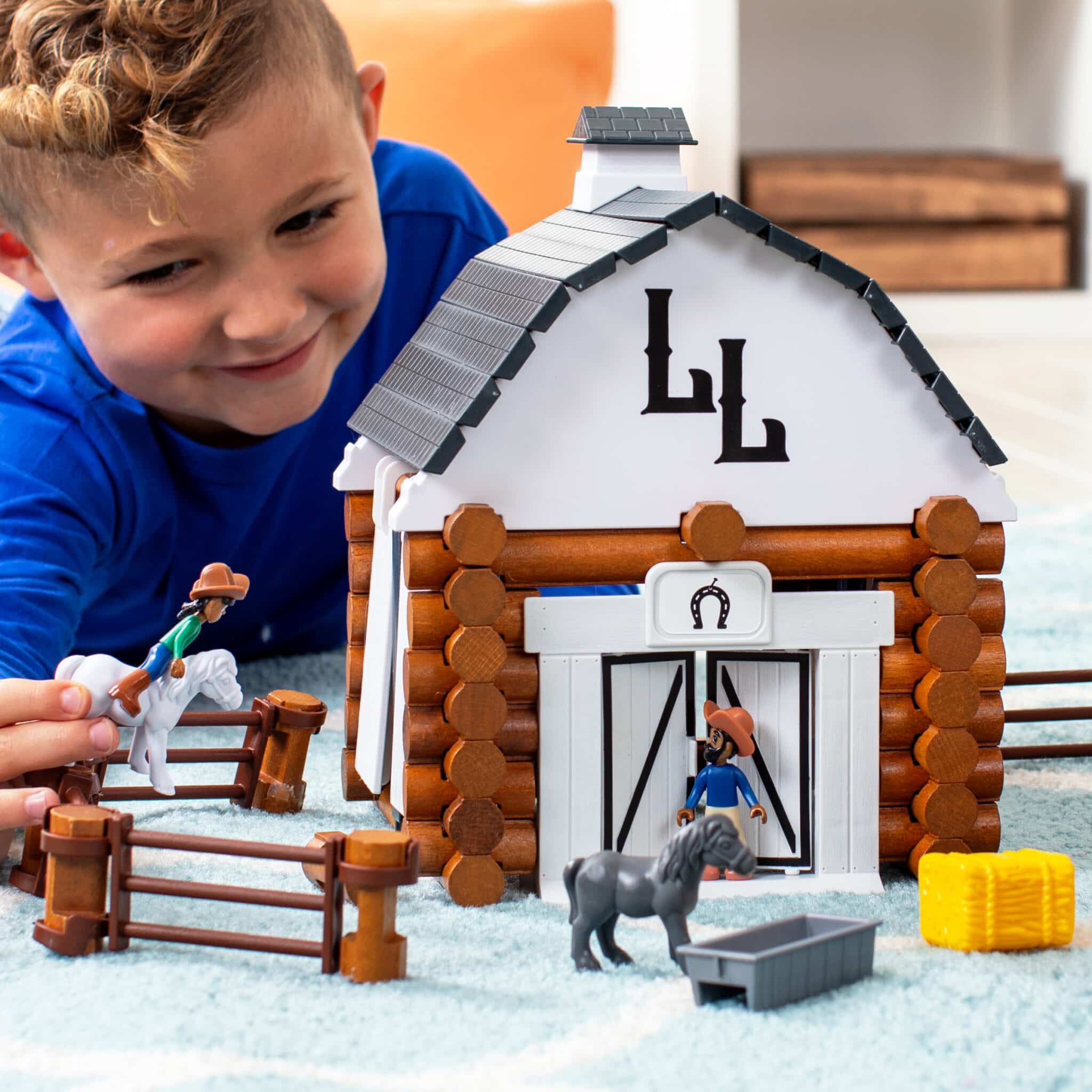 Lincoln Logs - Big Sky Ranch Building Set | BasicFun!