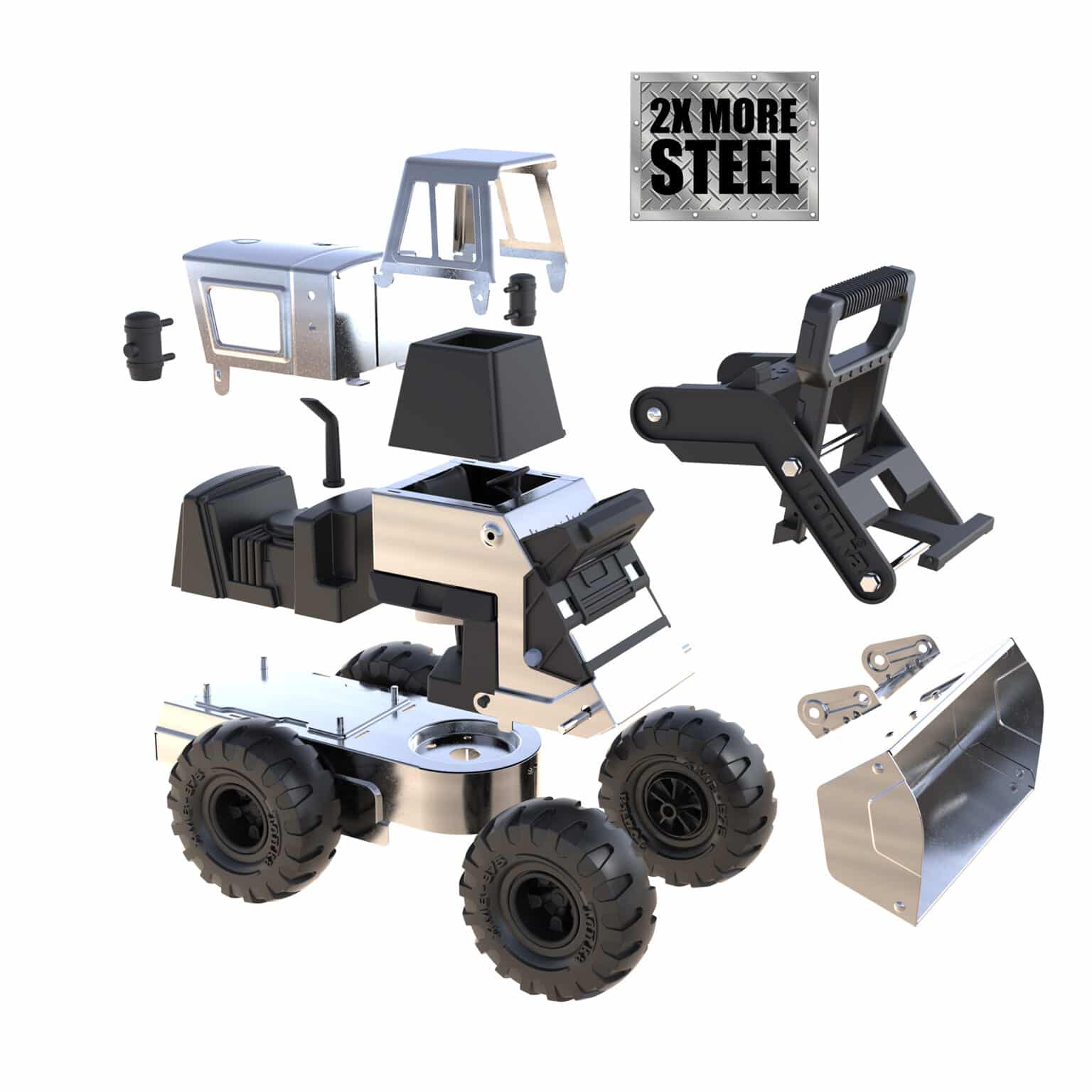 Tonka - Retro Front Loader - Collector's Edition | BasicFun!