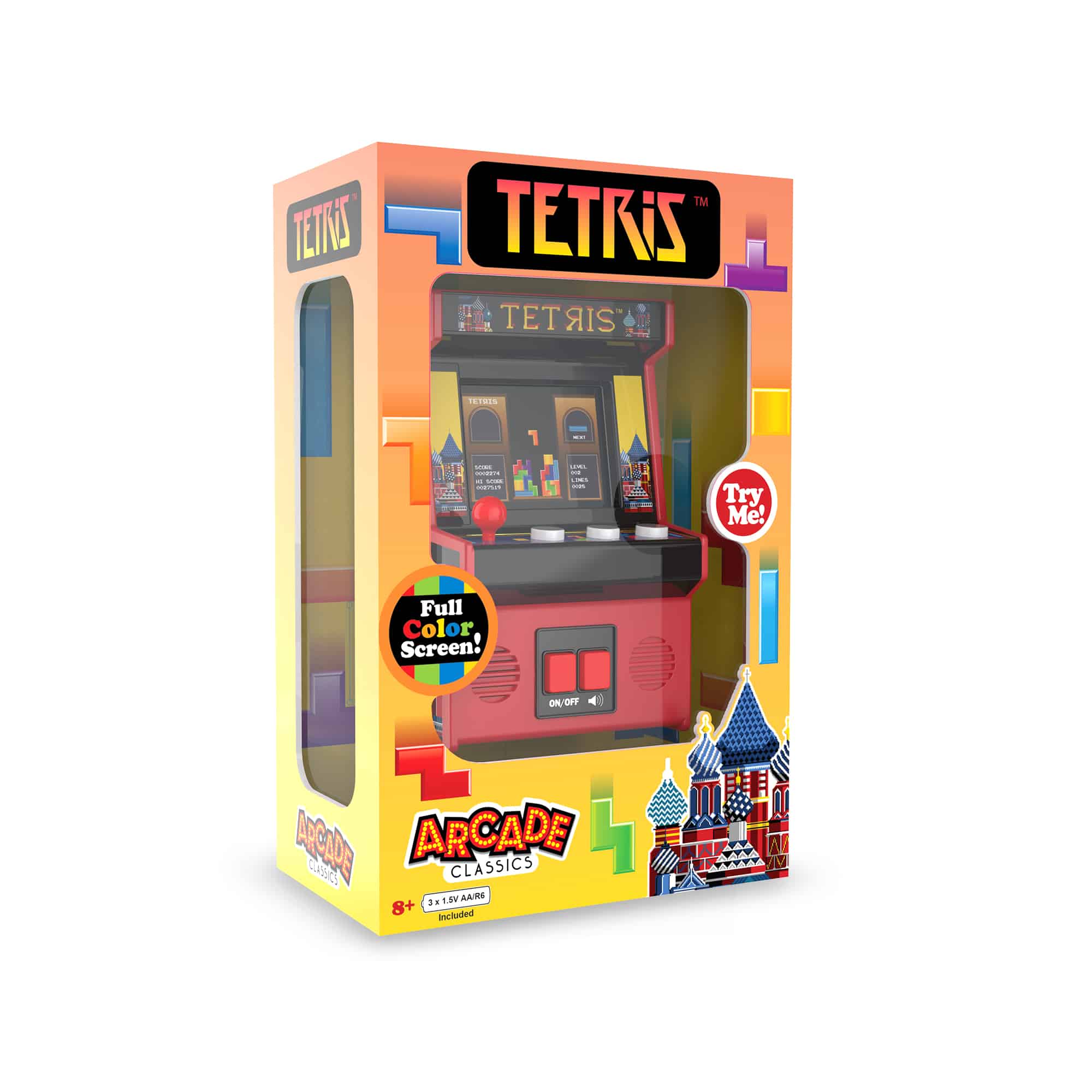 Arcade Classics - Tetris - Retro Mini Arcade Game | BasicFun! Arcade Classics - Tetris - Retro Mini Arcade Game | BasicFun!