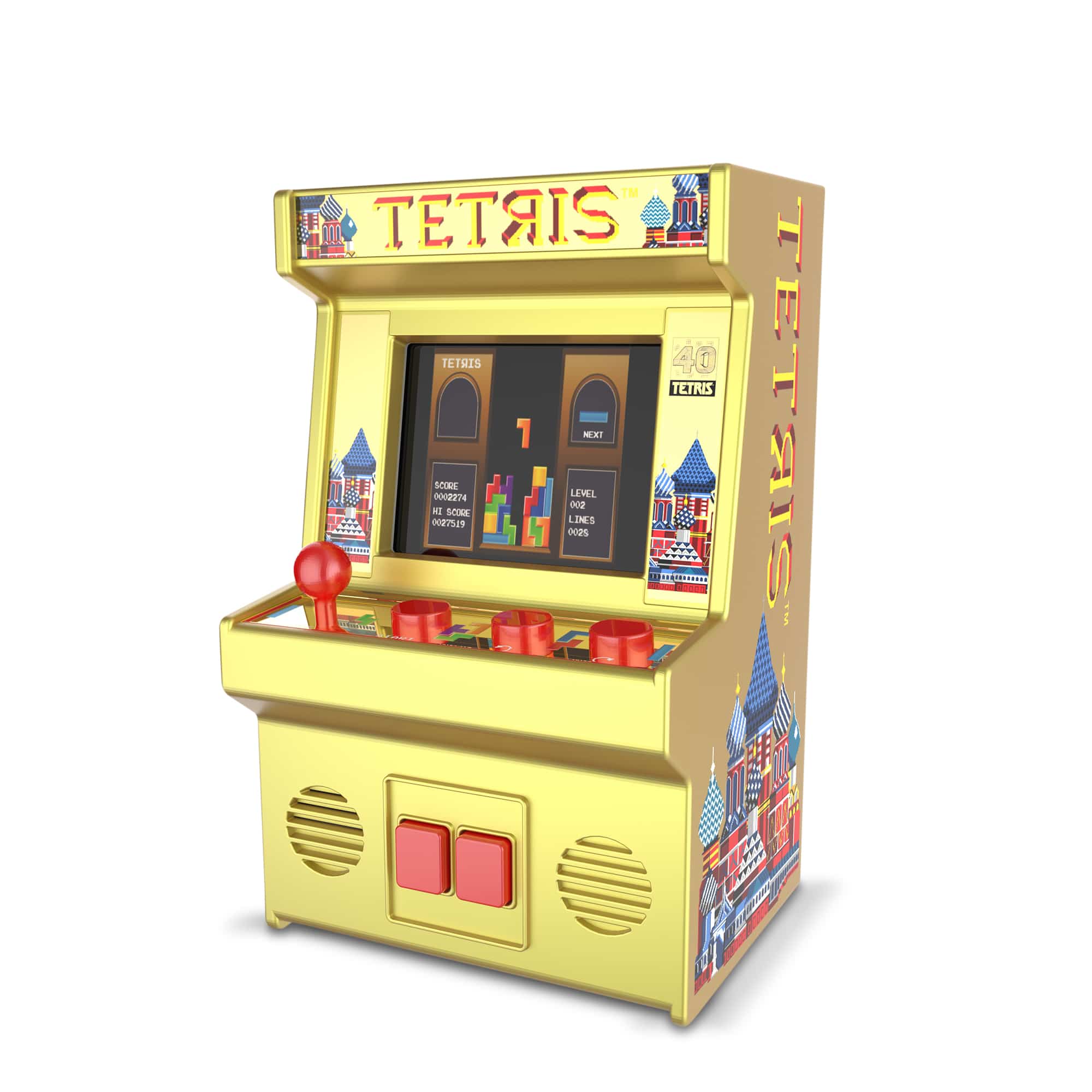 Arcade Classics - TETRIS - Metallic Collector's Edition | BasicFun! Arcade Classics - TETRIS - Metallic Collector's Edition | BasicFun!