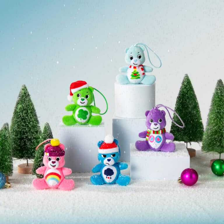 Micro Teenies - Care Bears Holiday 5 Pack Treasure Box | BasicFun!