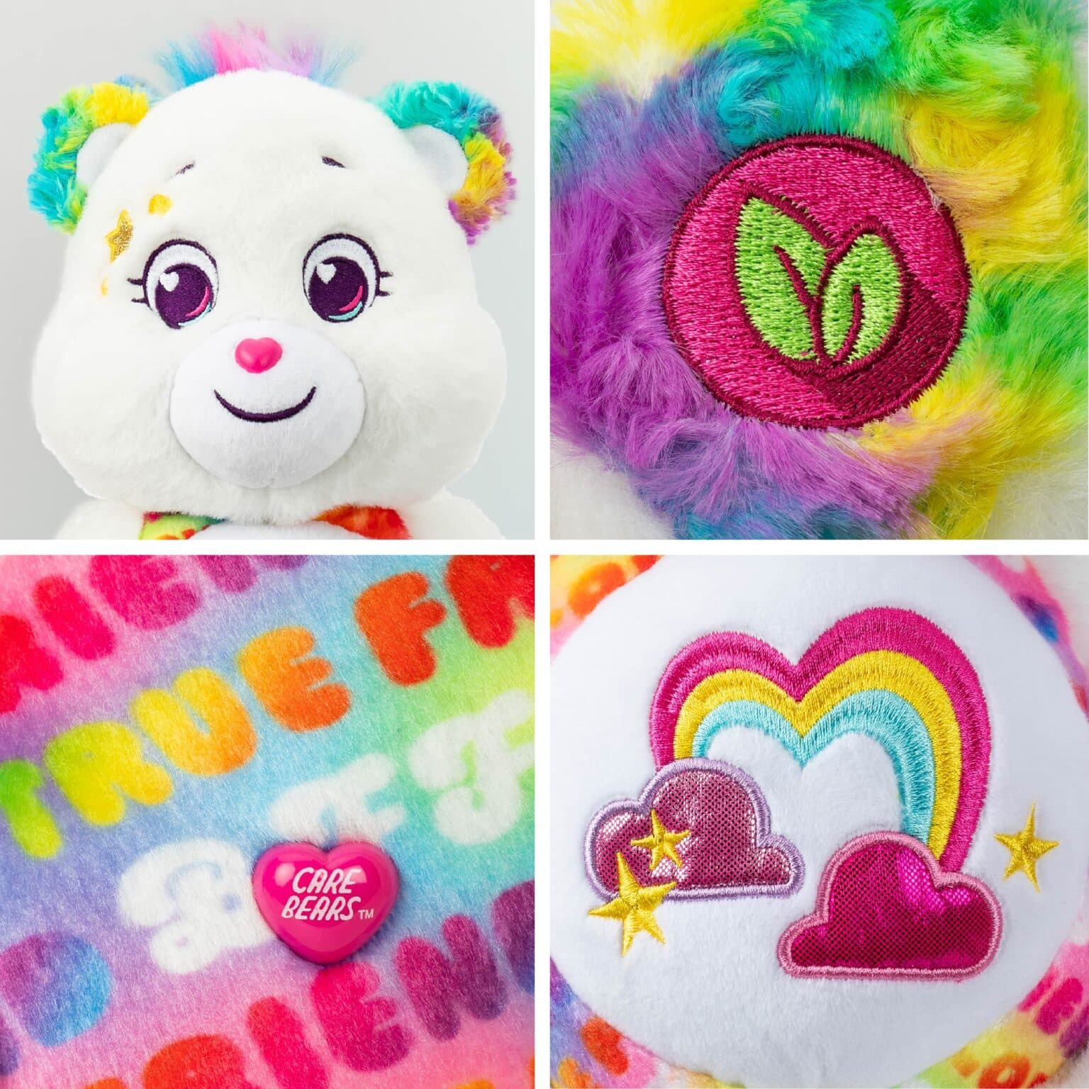 Care Bears™ - Medium Plush - True Friend Bear (Eco-Friendly) | BasicFun!