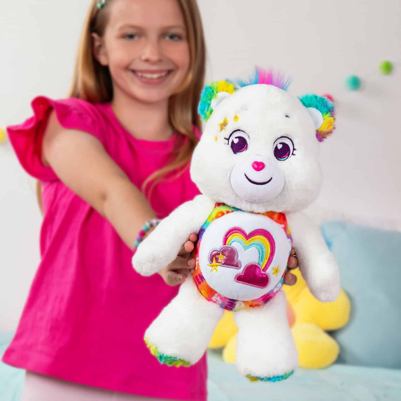 Care Bears™ - Medium Plush - True Friend Bear (Eco-Friendly) | BasicFun!