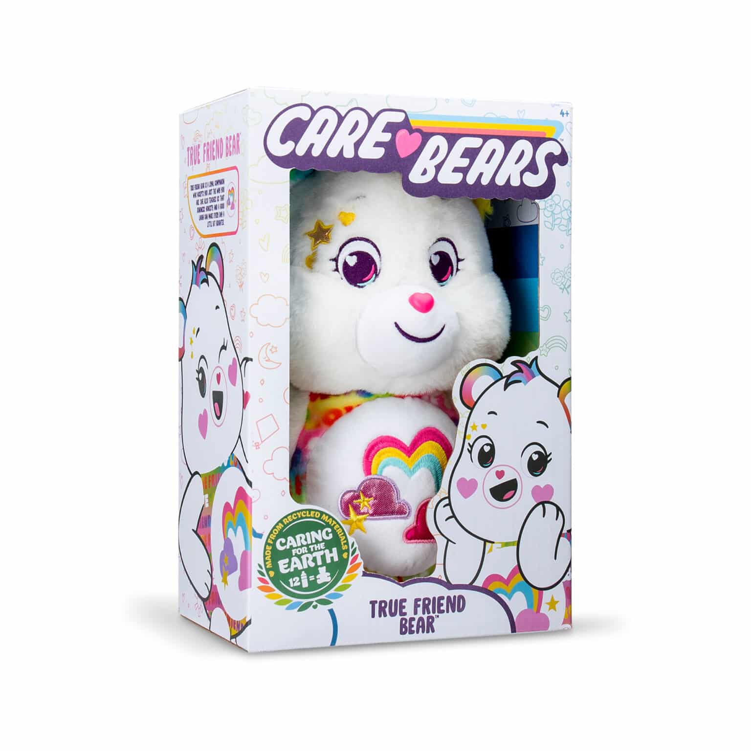Care Bears™ - Medium Plush - True Friend Bear (Eco-Friendly) | BasicFun!