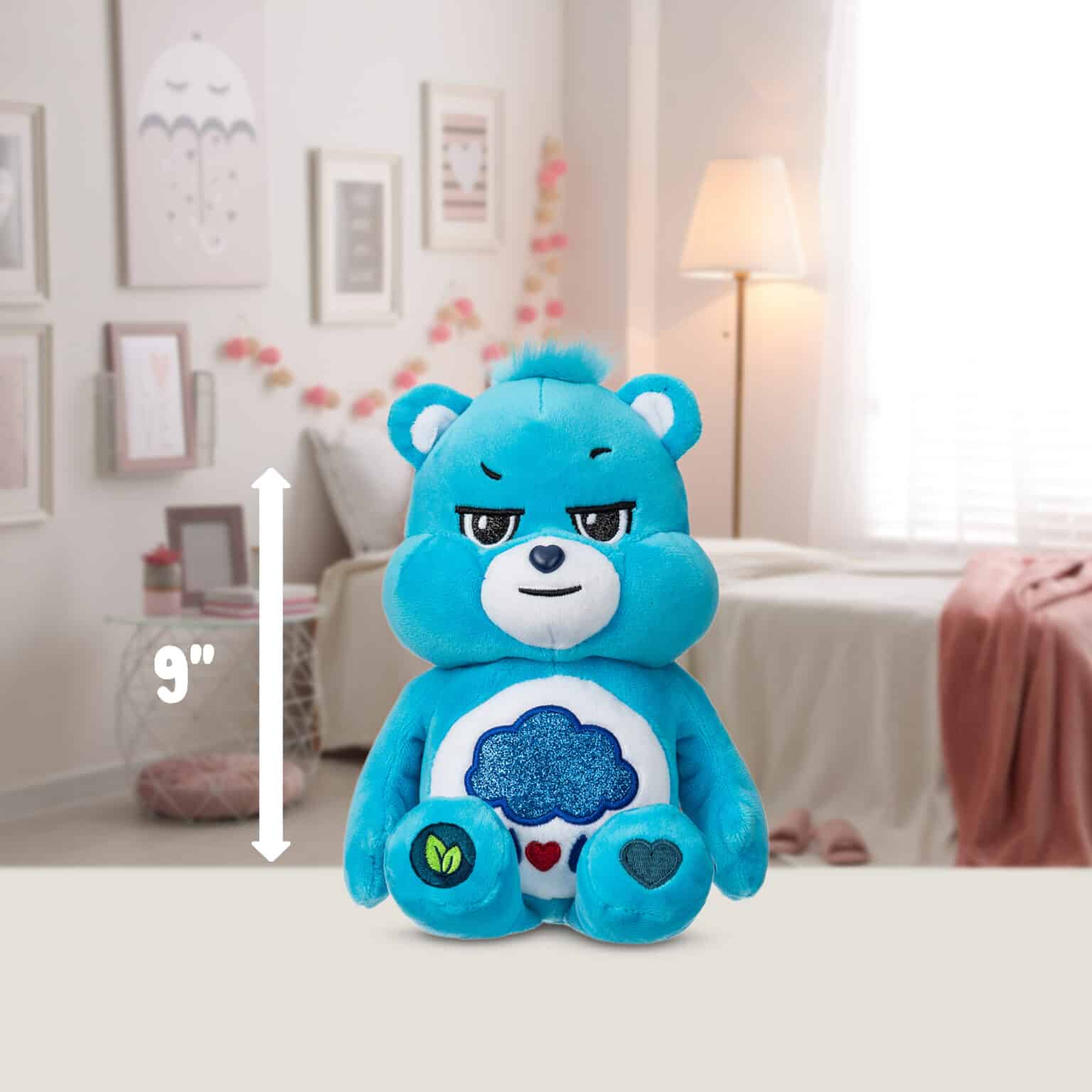 Care Bears™ - Fun Size Sparkle Plush Grumpy Bear | BasicFun!