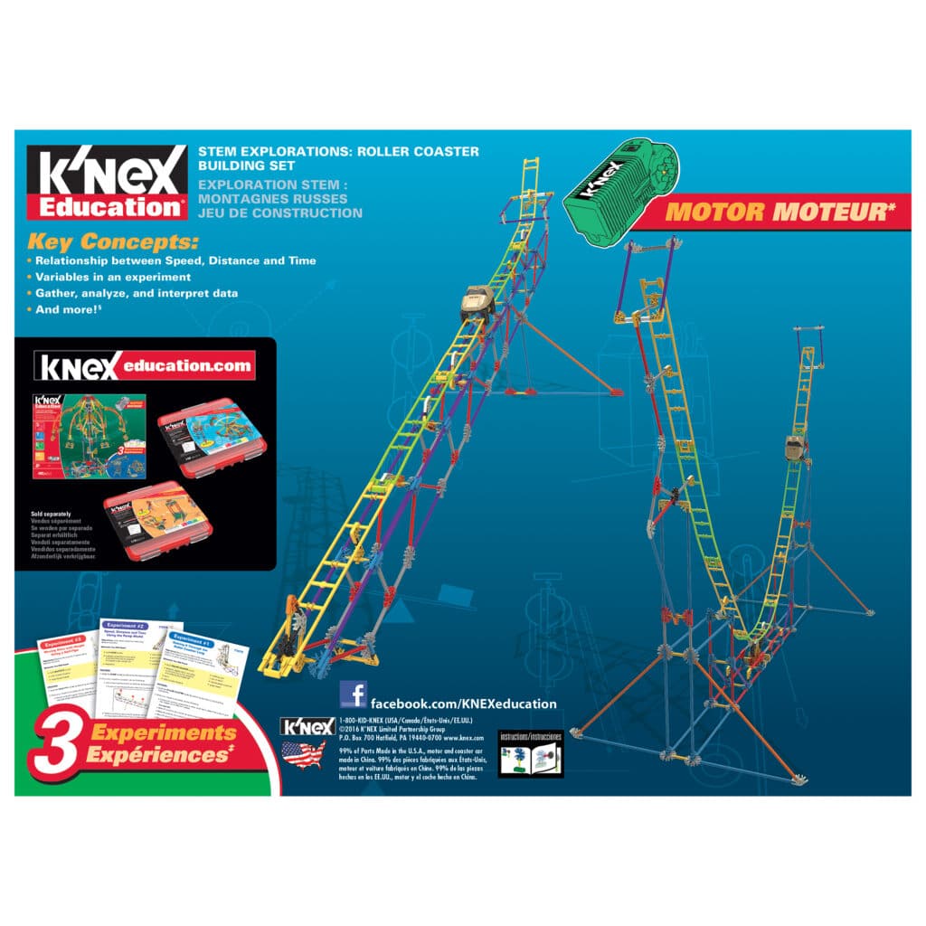 K'nex - STEM Explorations - Roller Coaster Building Set | BasicFun!
