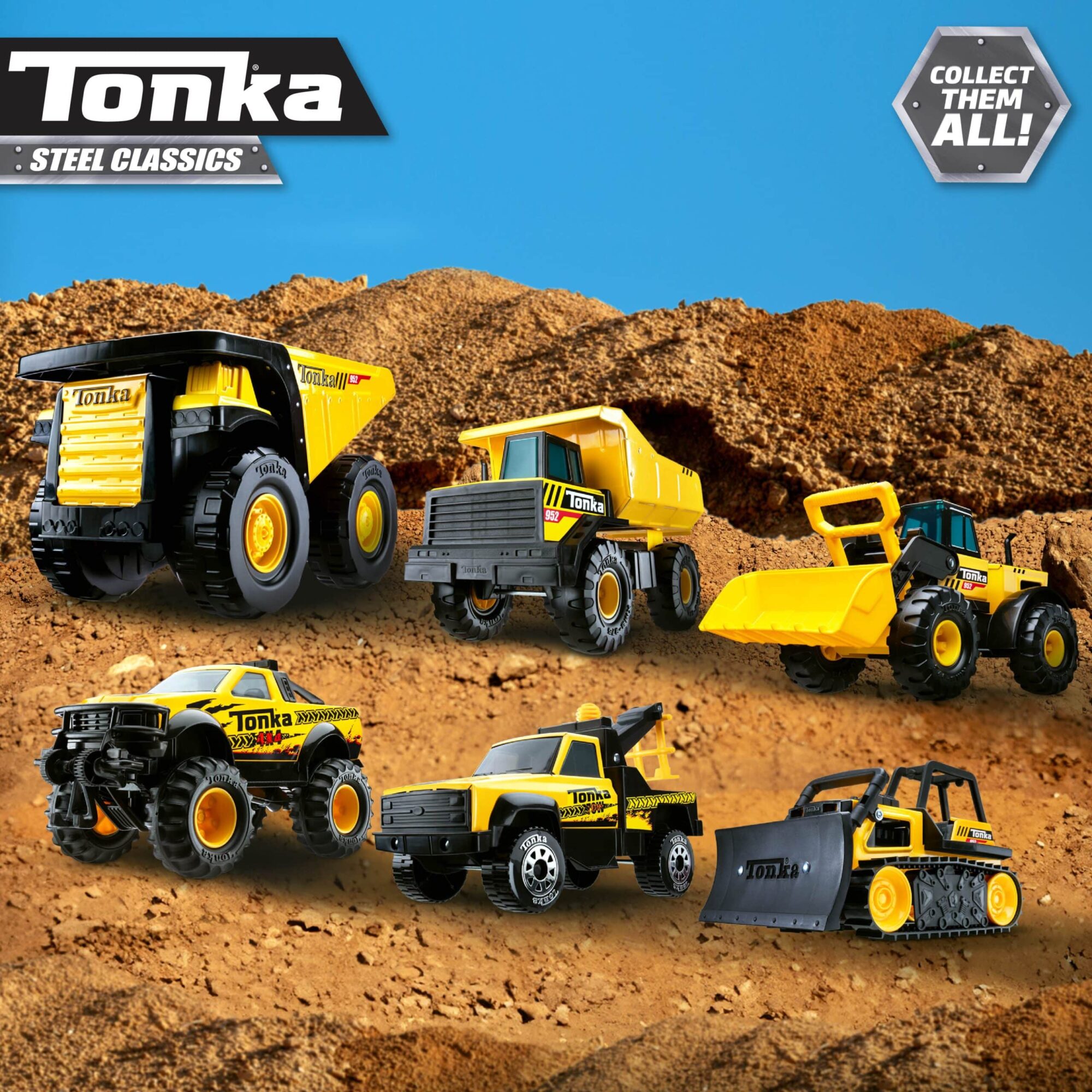 Tonka Steel Classics - 4x4 Pickup Truck | BasicFun!