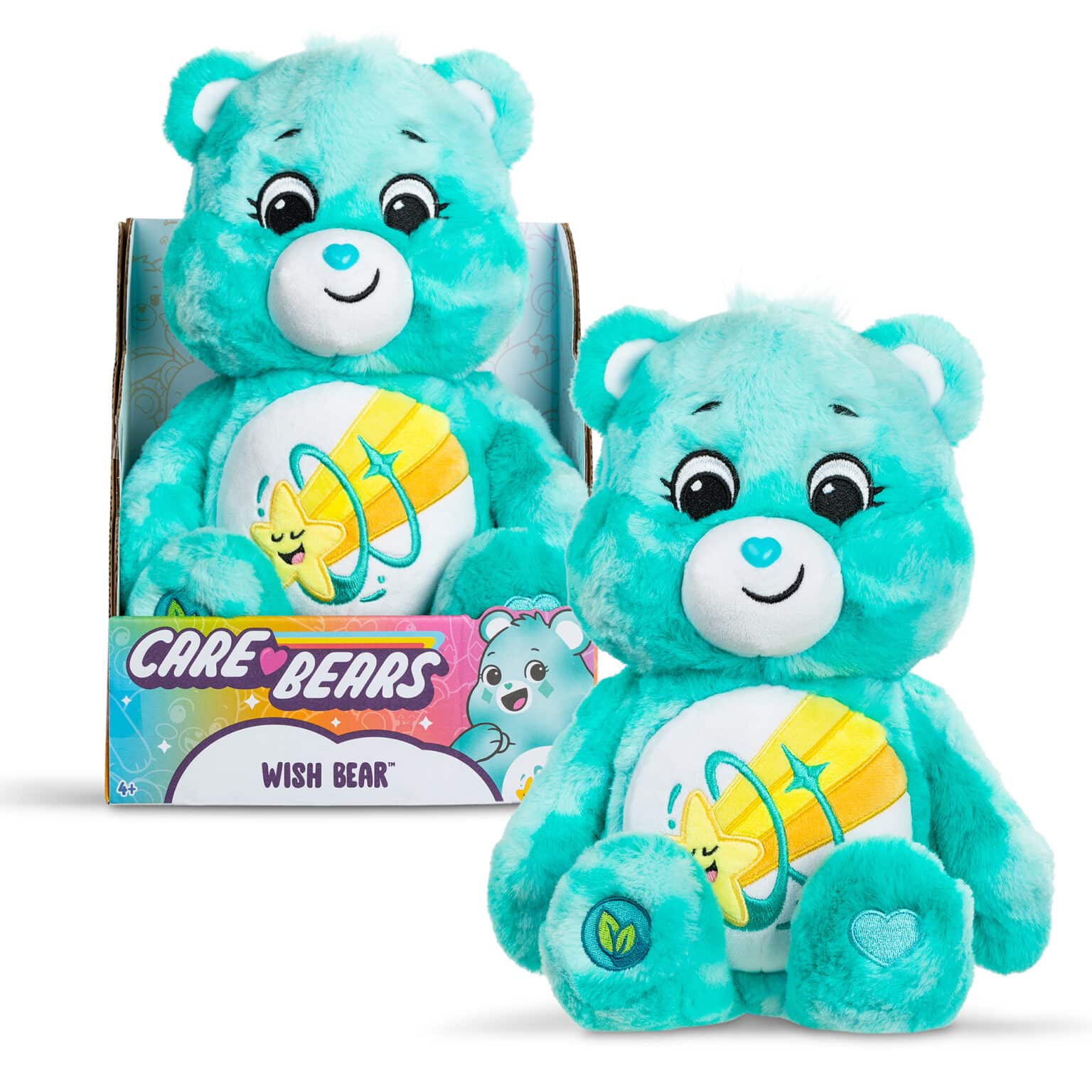 Care Bears - 14" Medium Plush - Color Splash Collection - Wish Bear ...