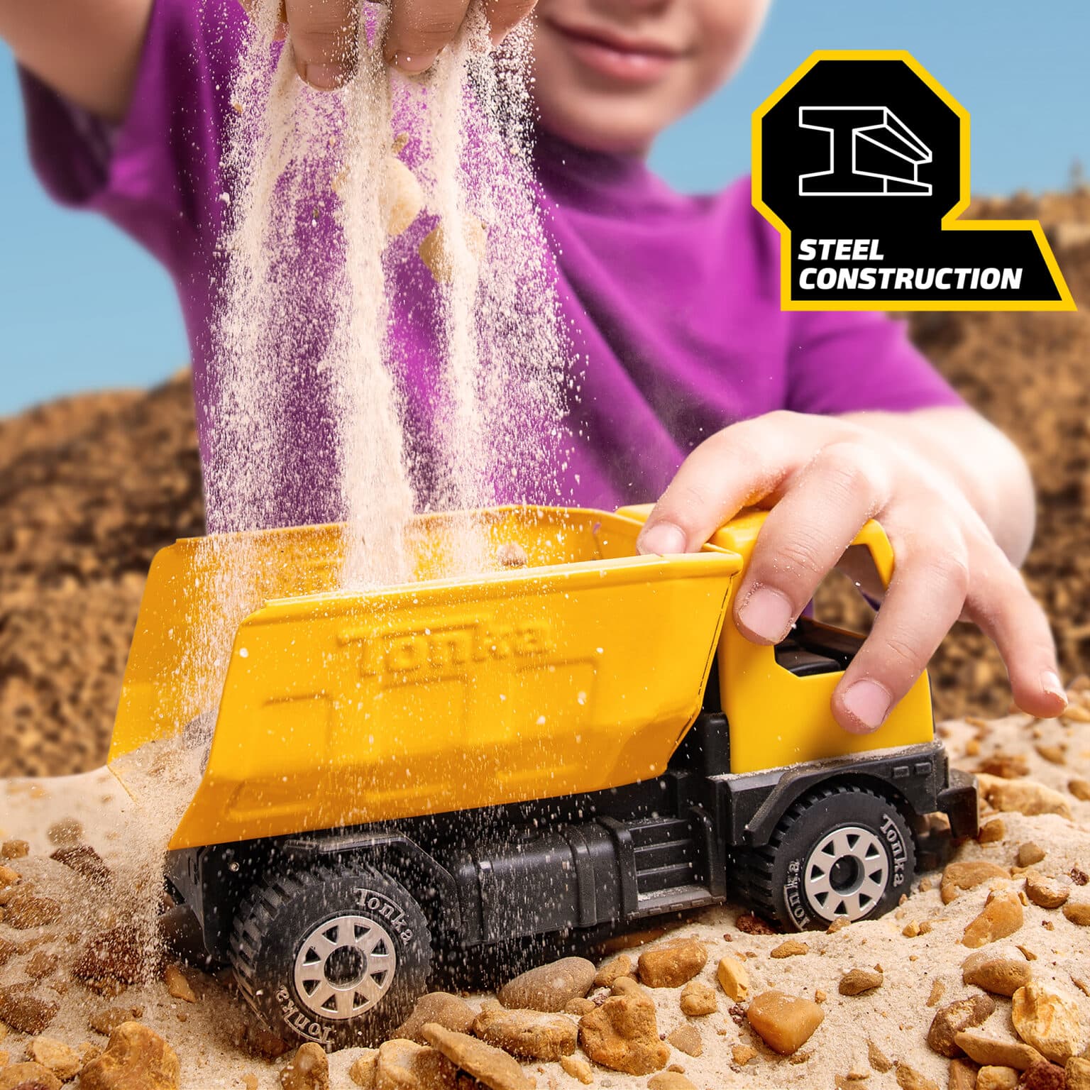 Tonka - Steel Classics Giga Series - Dump Truck | BasicFun!