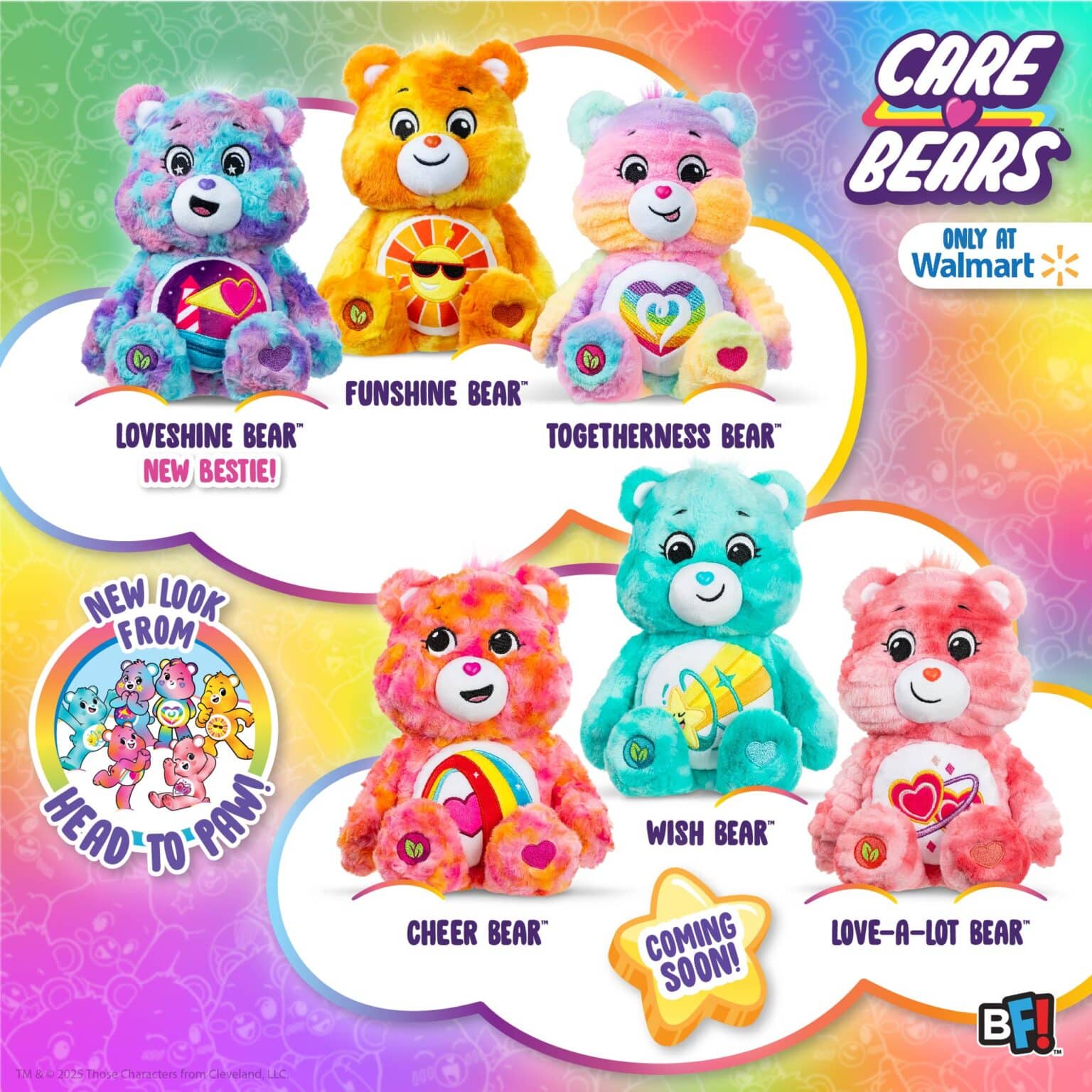 Care Bears™ - 14" Medium Plush - Color Splash Togetherness Bear ...