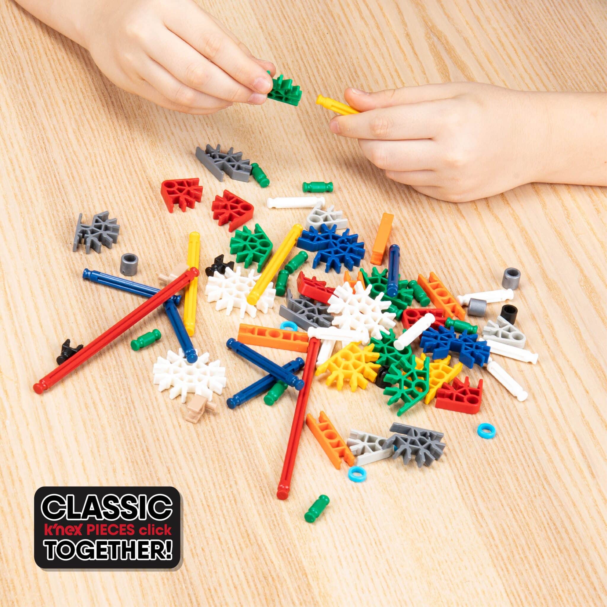 K’NEX - Power and Play Motorized Building Set - 529 Pieces | BasicFun!