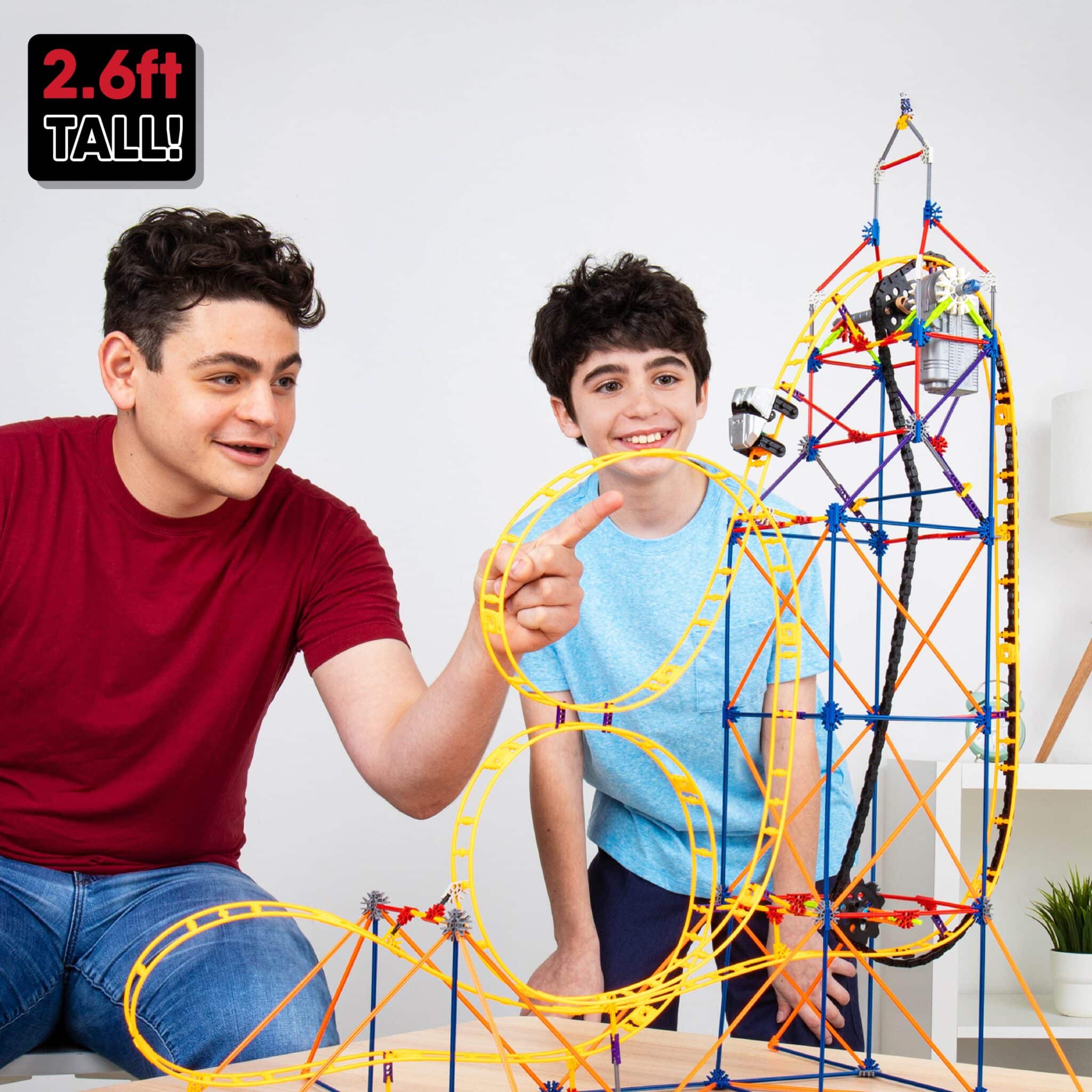 K'NEX - Thrill Rides - Amazin' 8 Coaster - 448 Pieces | BasicFun!