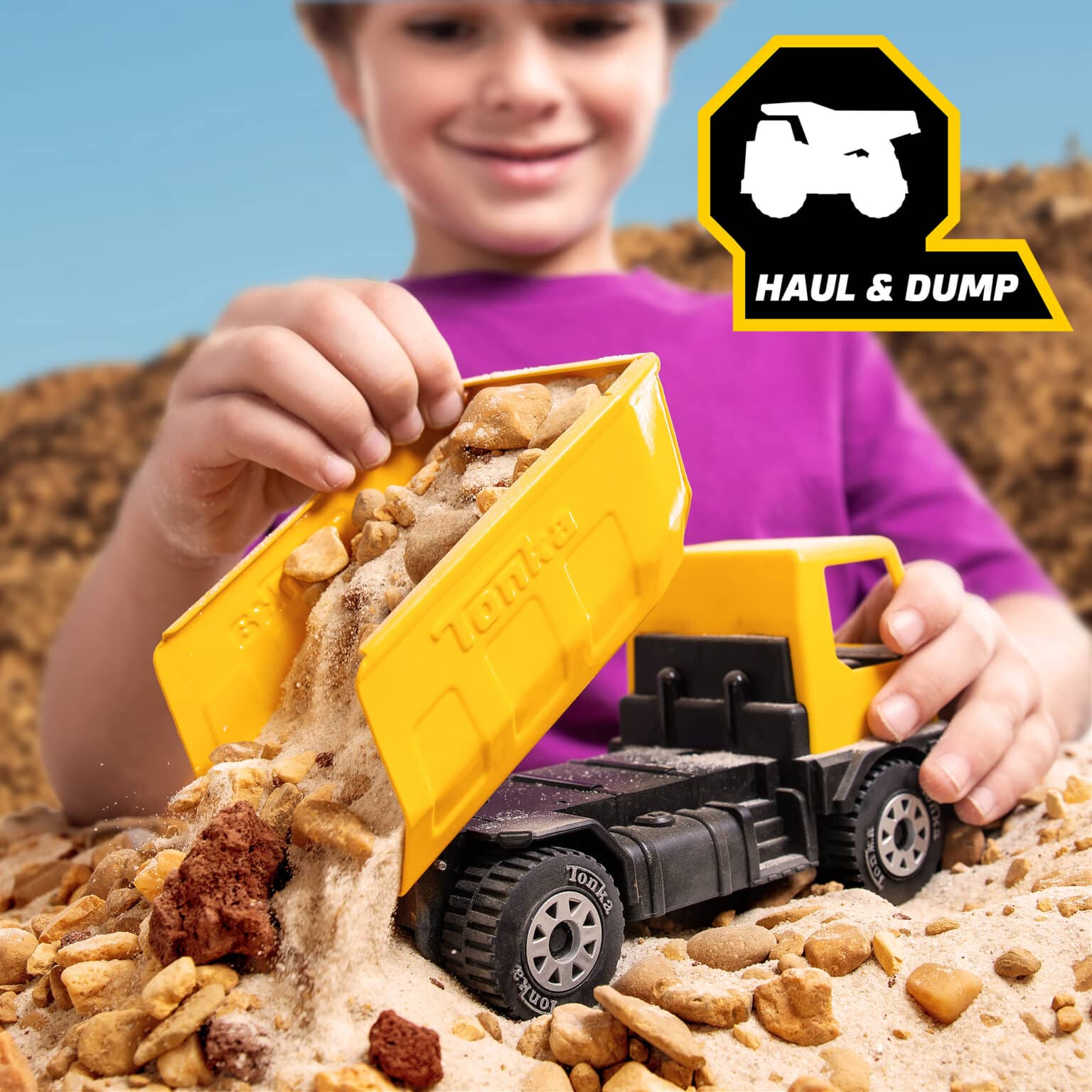 Tonka - Steel Classics Giga Series - Dump Truck & Excavator, 2-Pack | BasicFun!