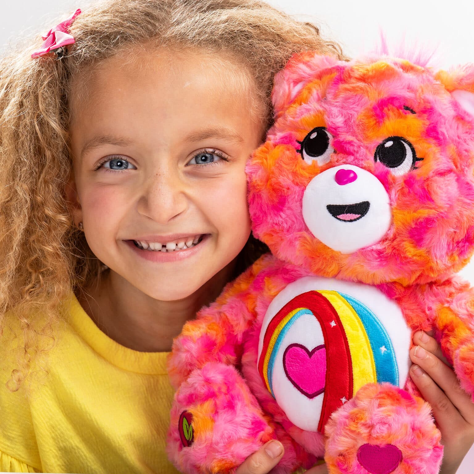Care Bears - 14" Medium Plush - Color Splash Collection - Cheer Bear ...