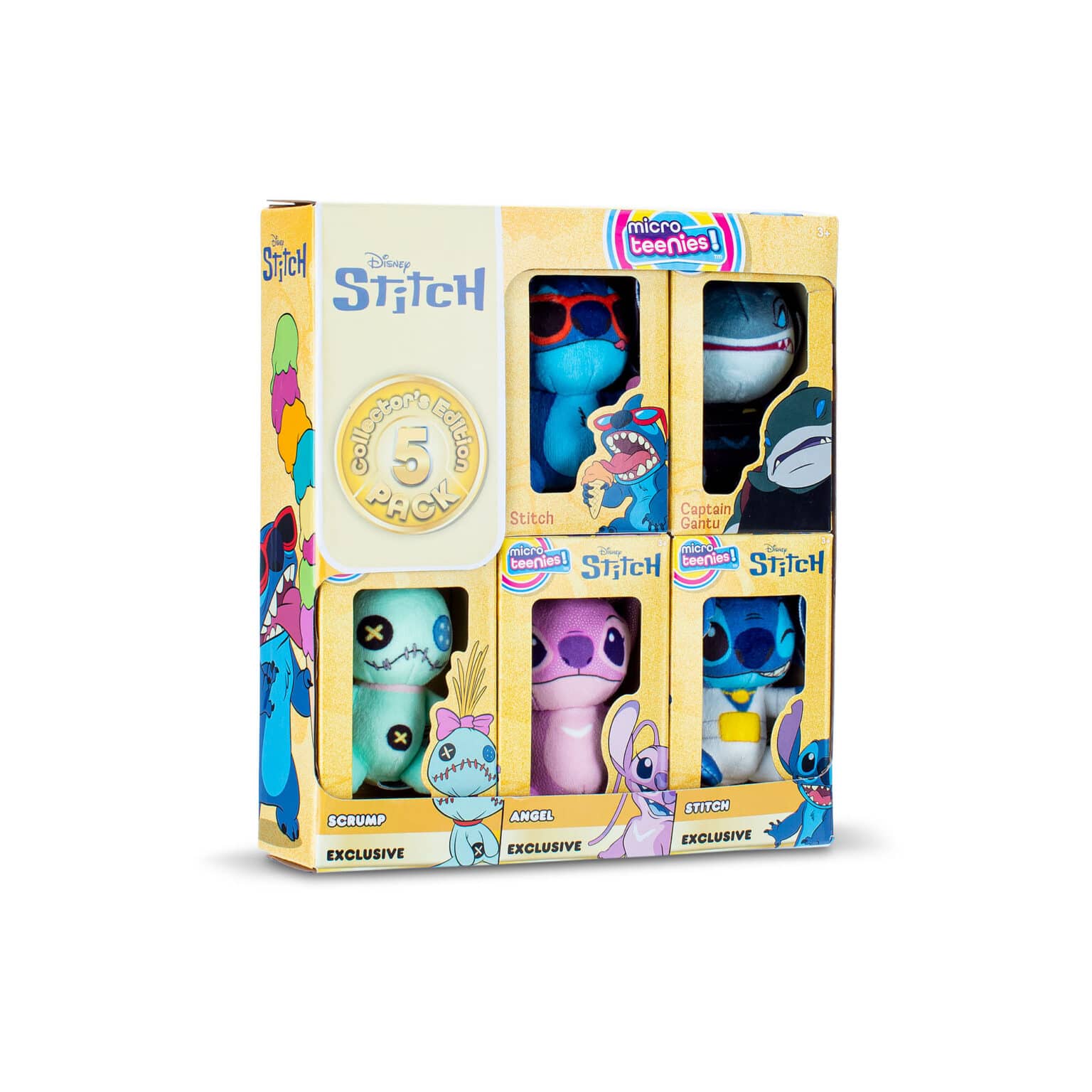 Micro Teenies Disney Stitch Collector's Edition 5-Pack - Big Fun, Micro ...