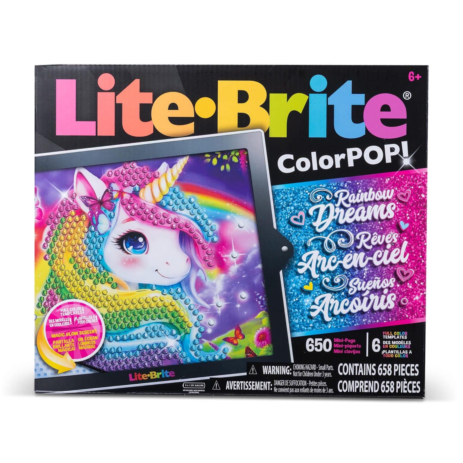 Lite-Brite ColorPOP! Rainbow Dreams | BasicFun!