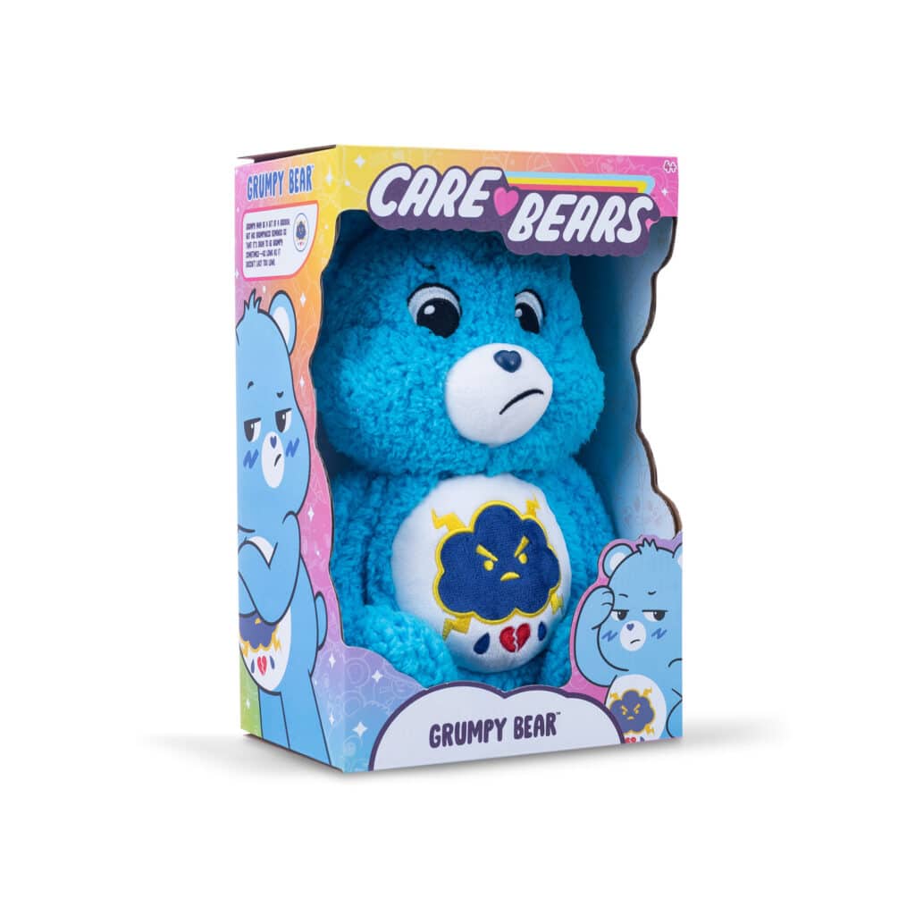 Care Bears Medium Cozy Grumpy Bear Plush | BasicFun!