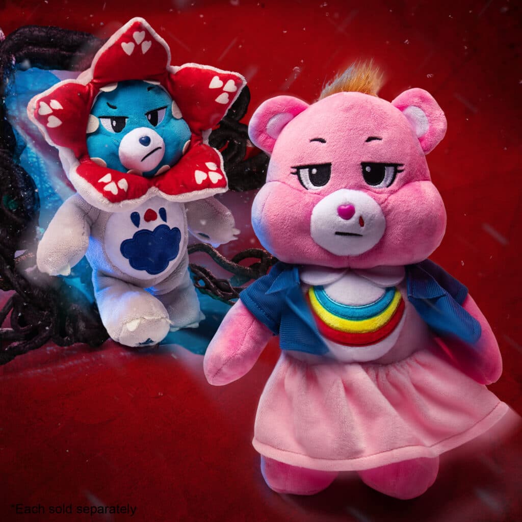 Care Bears x Stranger Things - Grumpy Bear as the Demogorgon, 12” Plush | BasicFun!